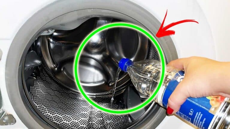Basta una Bottiglia di Aceto per Pulire la Lavatrice e togliere i Cattivi Odori